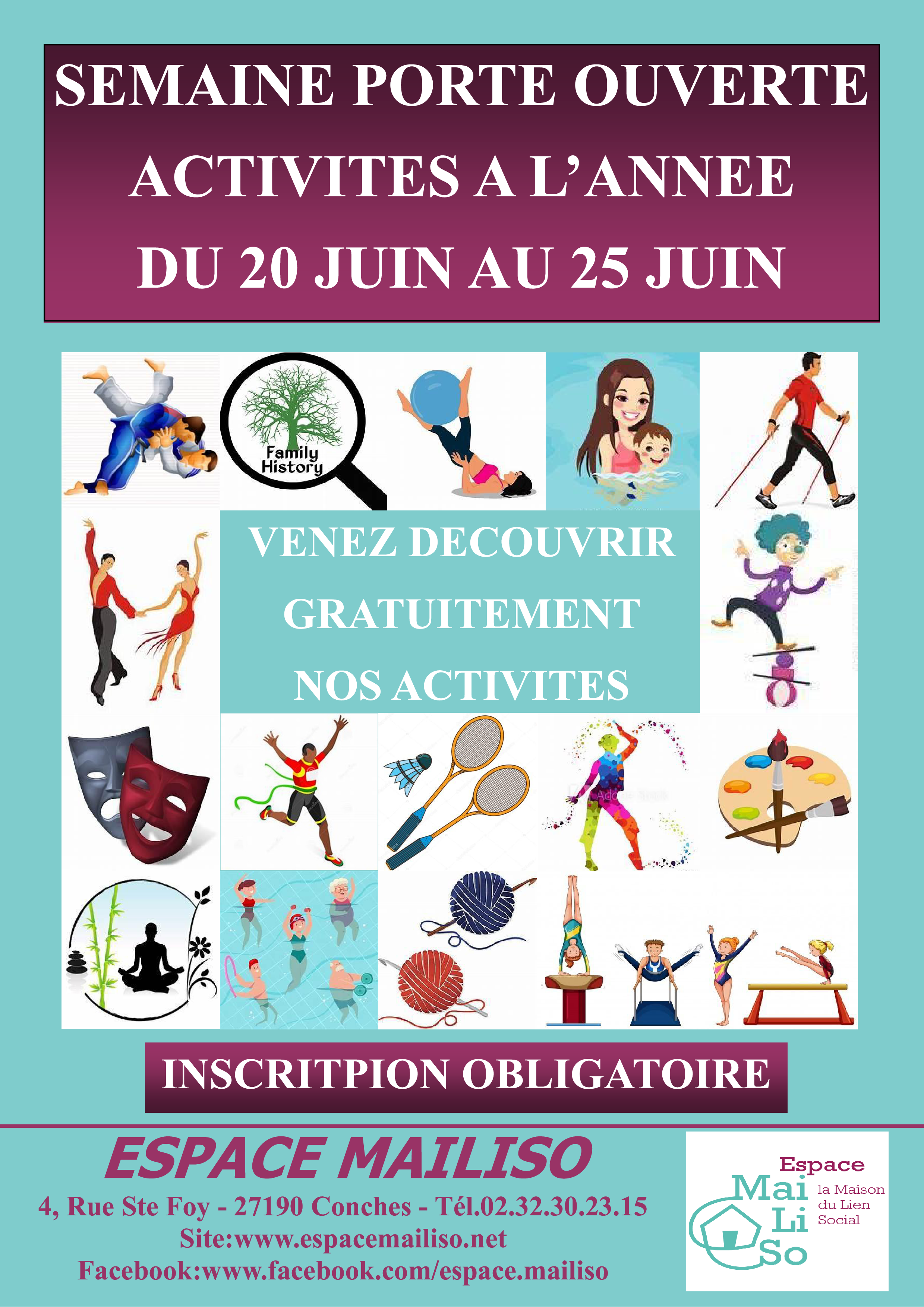 SEMAINE PORTE OUVERTE – Espace Maliso
