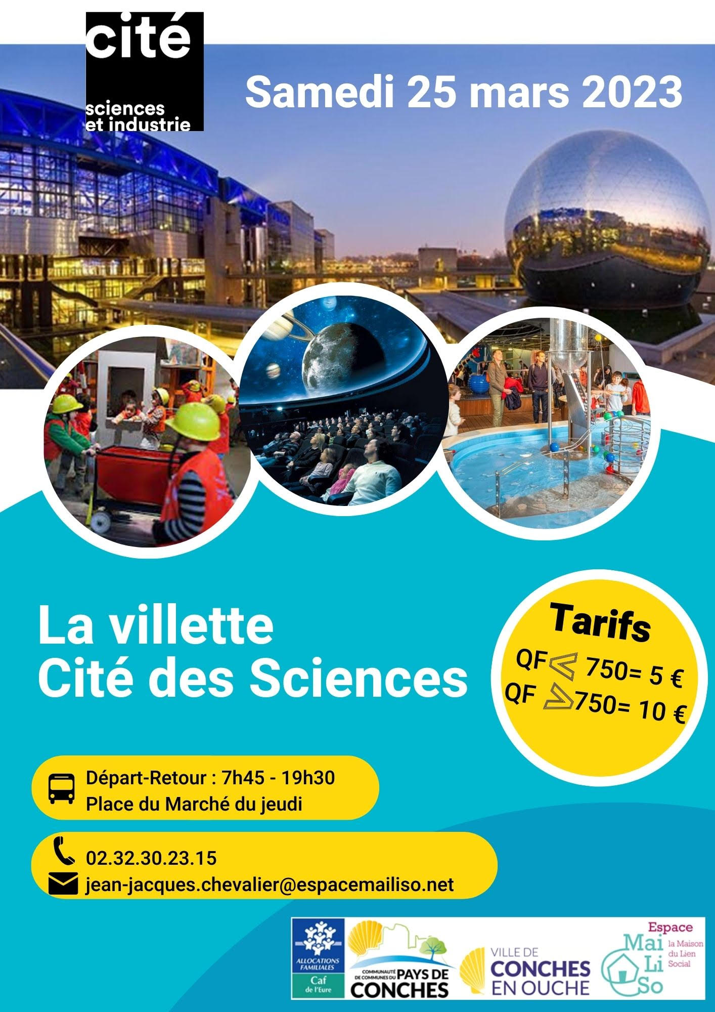 SORTIE EN FAMILLE CITE DES SCIENCES – Espace Maliso