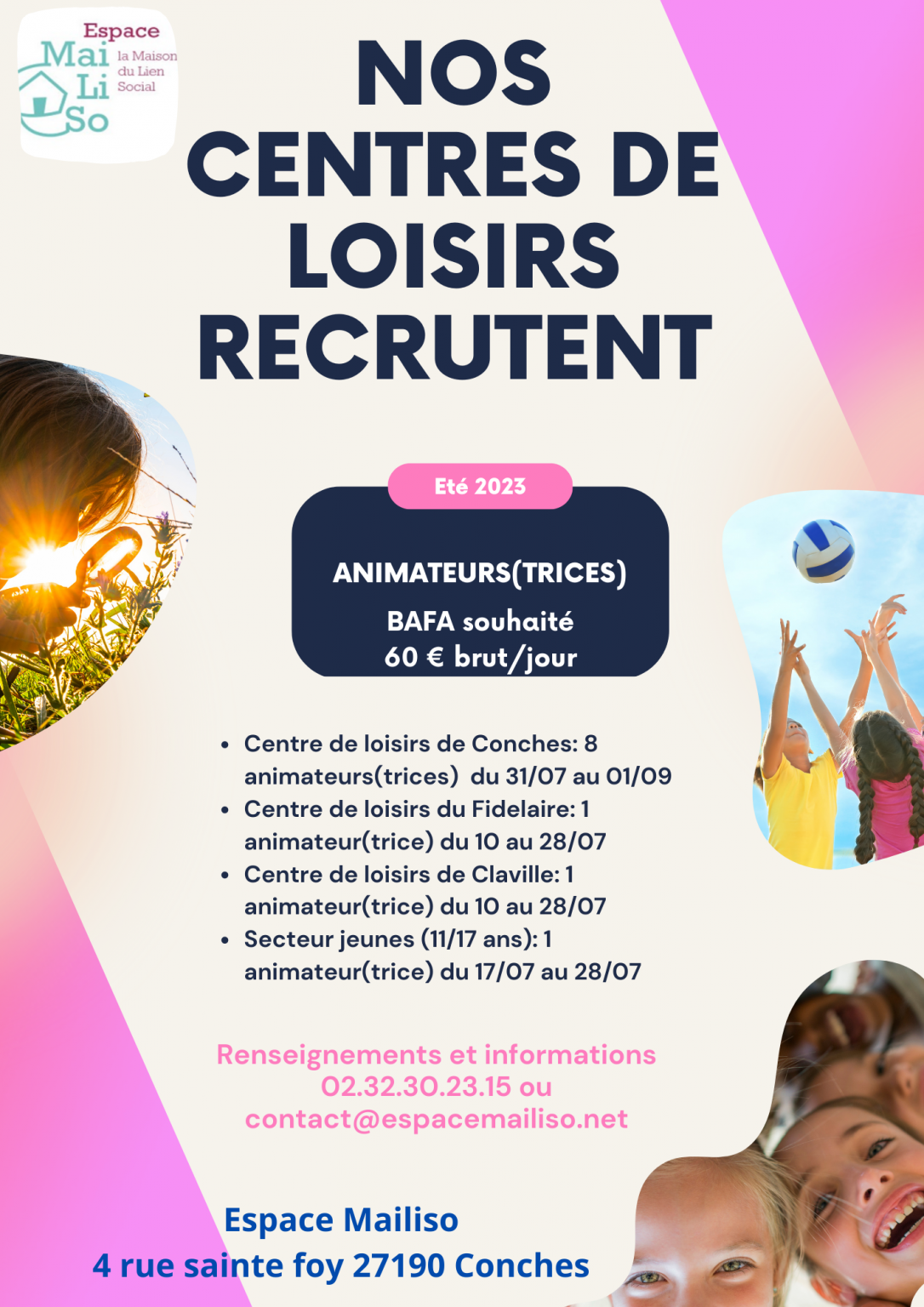 Nous recrutons !!! – Espace Maliso
