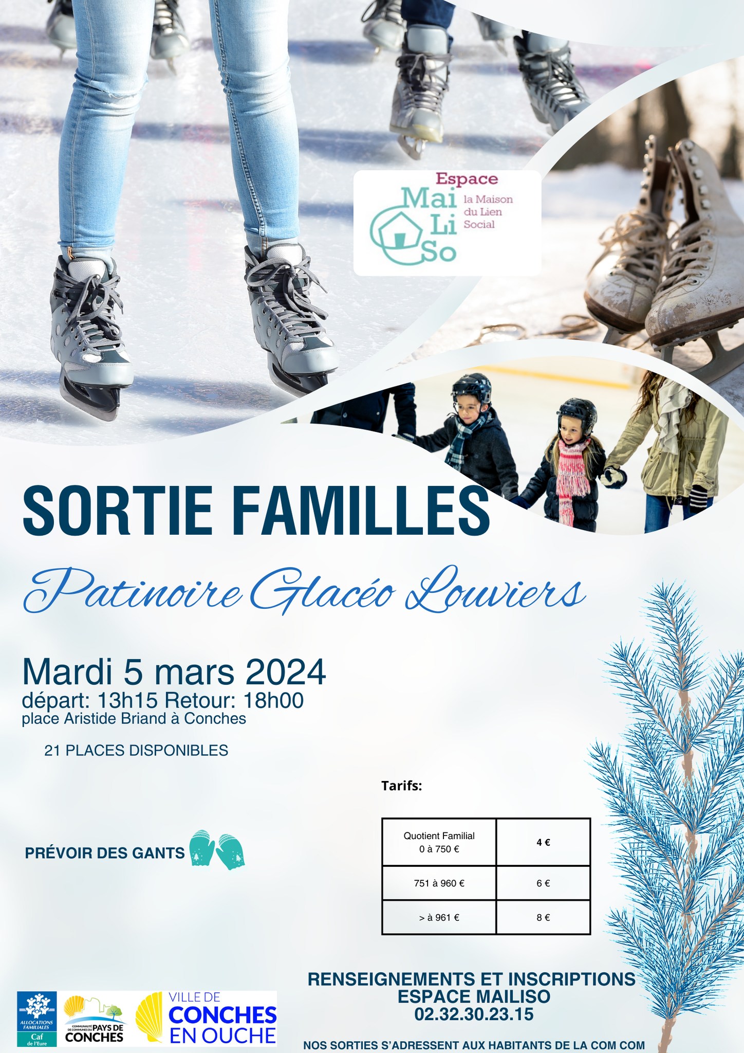 Programmation Mailiso: Vacances hiver 2024 – Espace Maliso