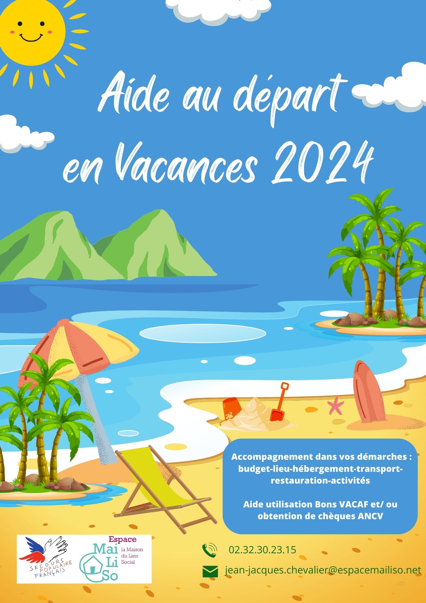 Aide au départ individuel en vacances 2024 Espace MaiLiSo – Espace Maliso
