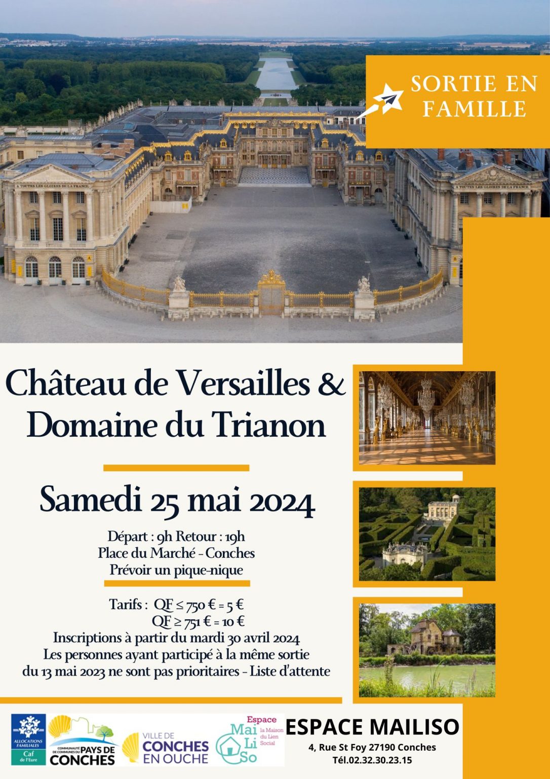Sortie en famille chateau de versailles & domaine de trianon samedi 25 ...