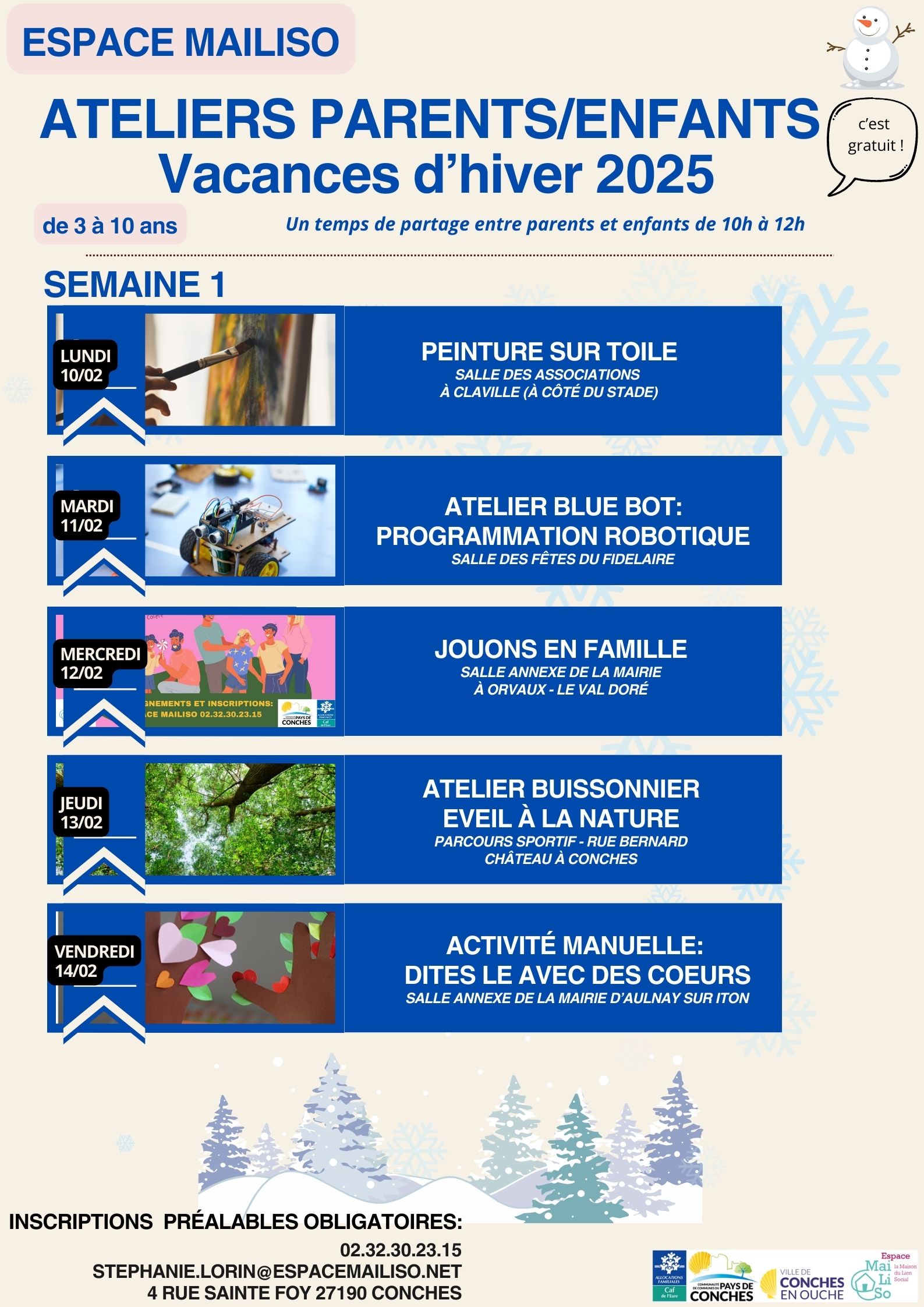 C’est bientôt les vacances d’hiver!!! – Espace Maliso