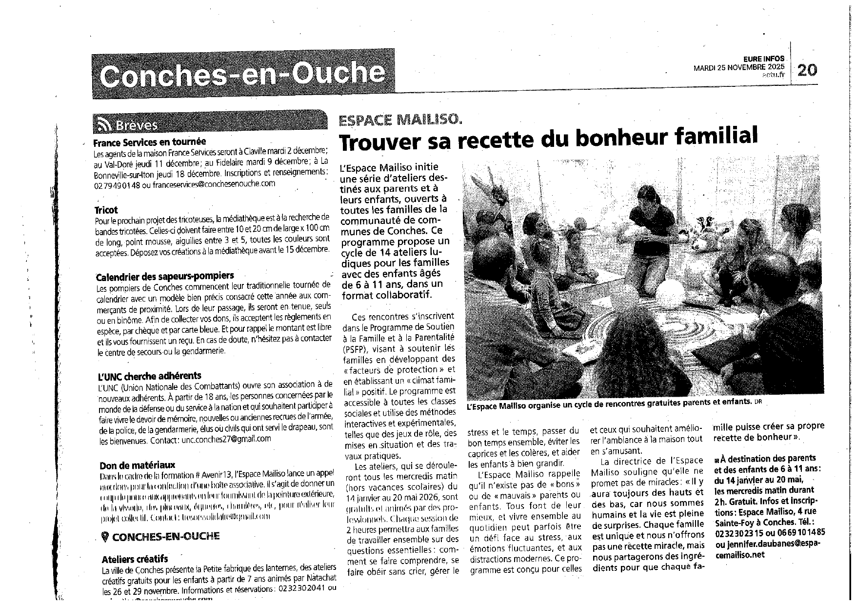 Trouver sa recette du bonheur familial – Espace Maliso